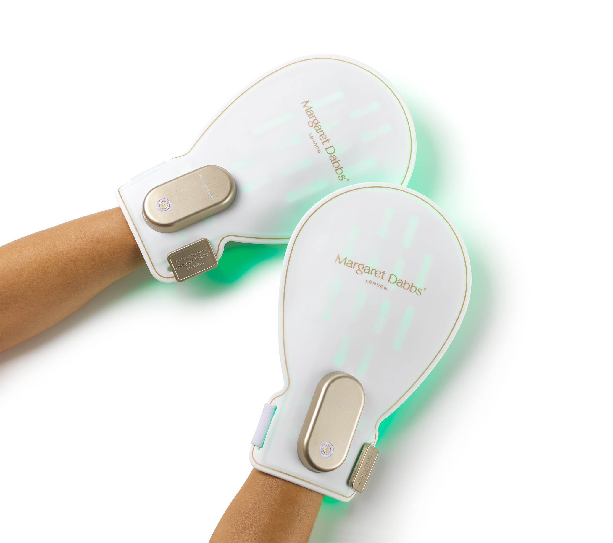 Margaret Dabbs OBE Enters the Tech-Sphere with NEW AstraeaNatura™ LED Hand Mitts